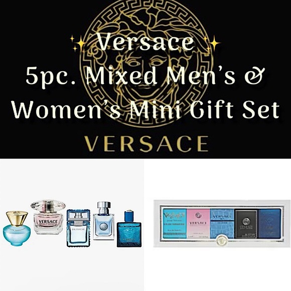 Versace | Bath & Body | Versace 5pc Mixed Mens And Womens Mini Gift Set ...